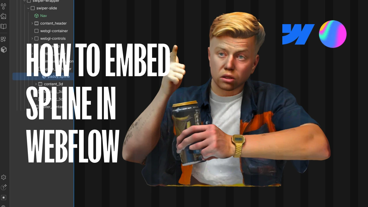 How to Embed Spline in Webflow (Properly): The No-Bullshit Guide)
